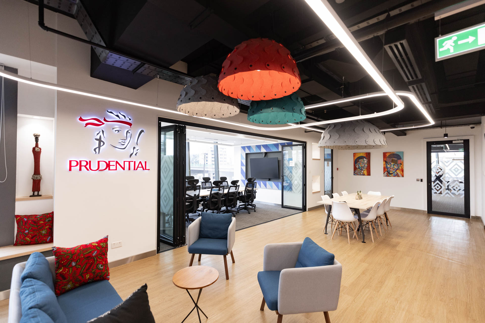 Prudential Africa Head Office Fitout – Design Partnership